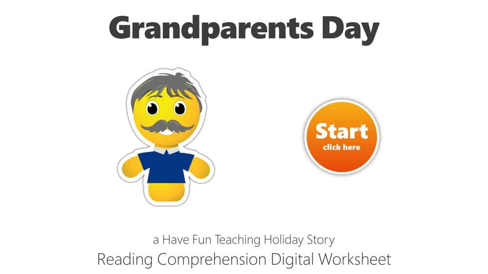 Grandparents Day Reading Comprehension Worksheets - WorksheetsCity