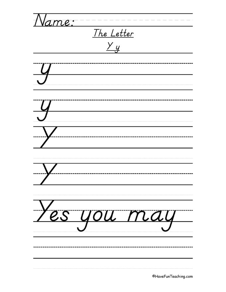 Letter N D'Nealian Style Handwriting Practice Worksheets - WorksheetsCity