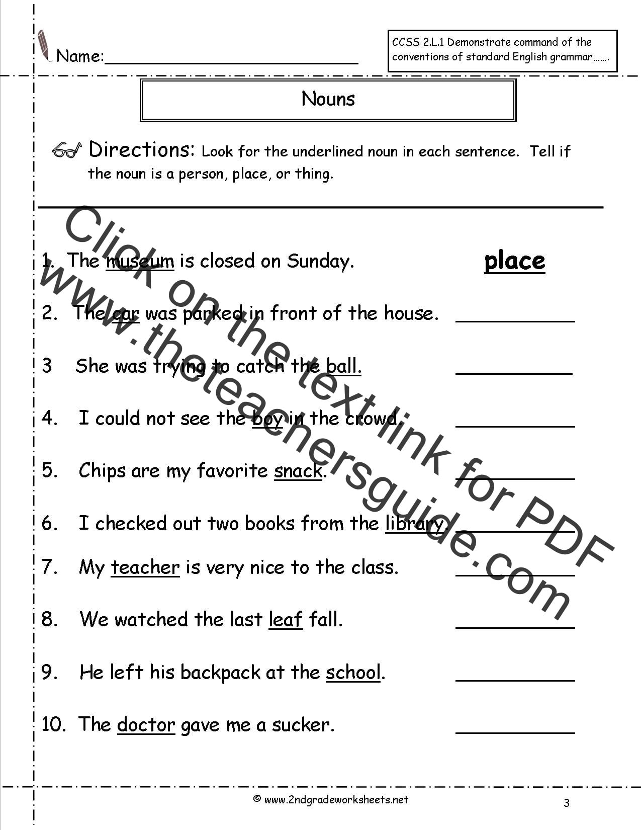 Noun Practice Worksheets WorksheetsCity Noun Practice Worksheets WorksheetsCity