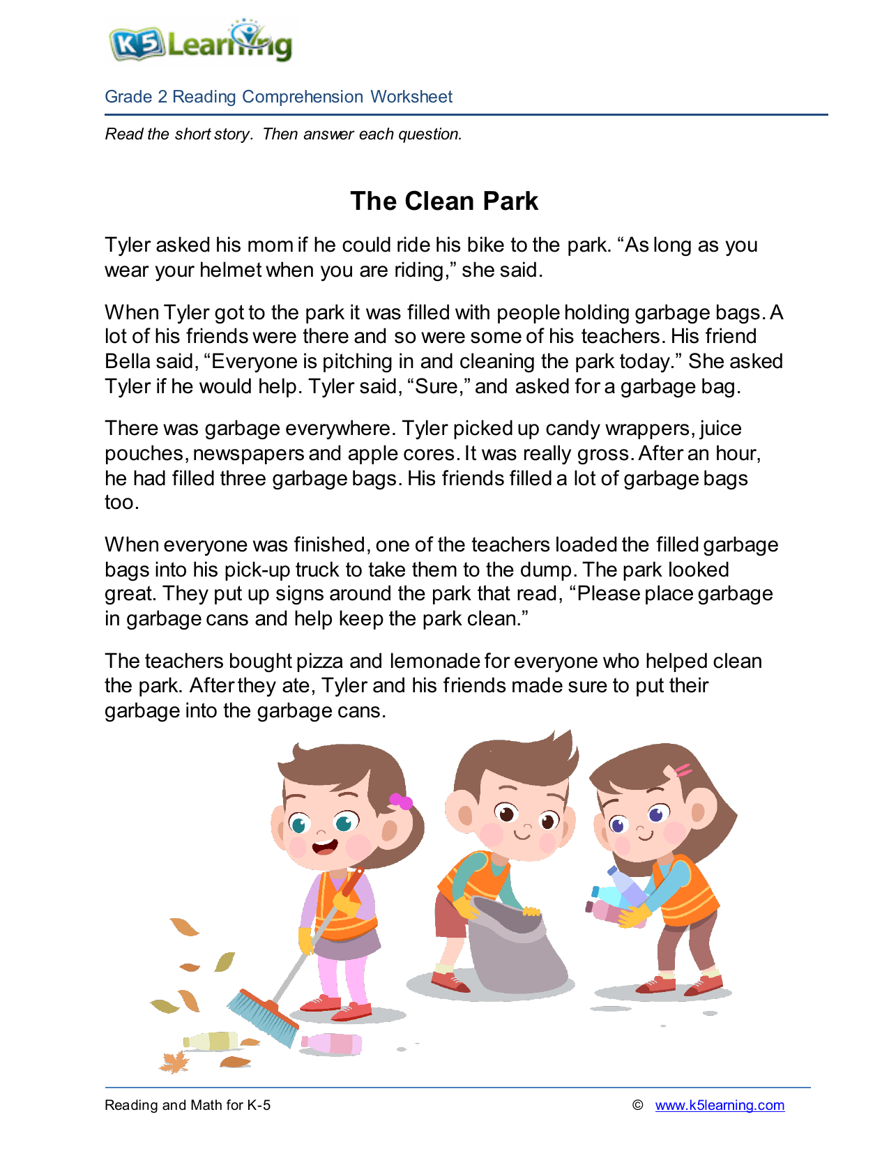 What On Your Pizza? Reading Comprehension Worksheets - WorksheetsCity