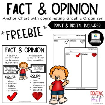Fact And Opinion Graphic Organizer - WorksheetsCity