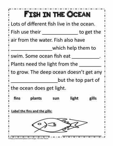 Fish Worksheets - WorksheetsCity