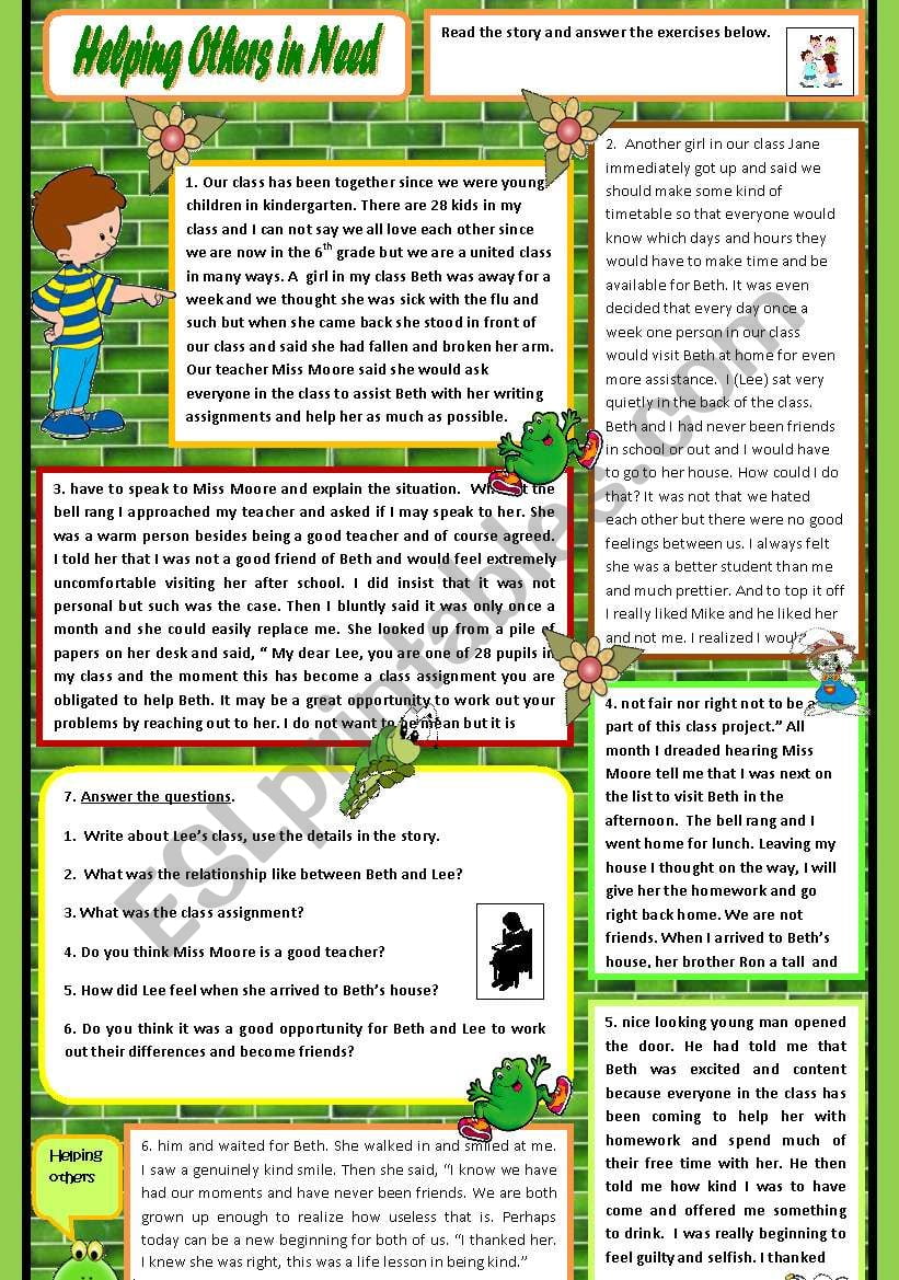 You Write The Story Helping Picture Worksheets - WorksheetsCity