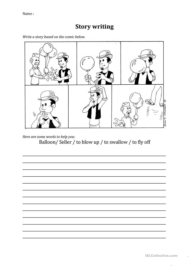 You Write The Story Helping Picture Worksheets - WorksheetsCity