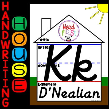 D'Nealian Alphabet Letter Poster - WorksheetsCity