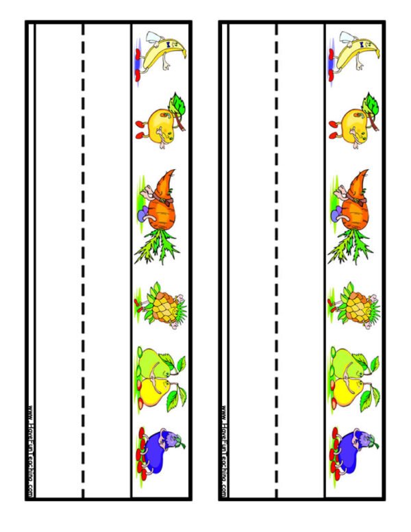 Fruits And Vegetables Desk Name Tags - WorksheetsCity