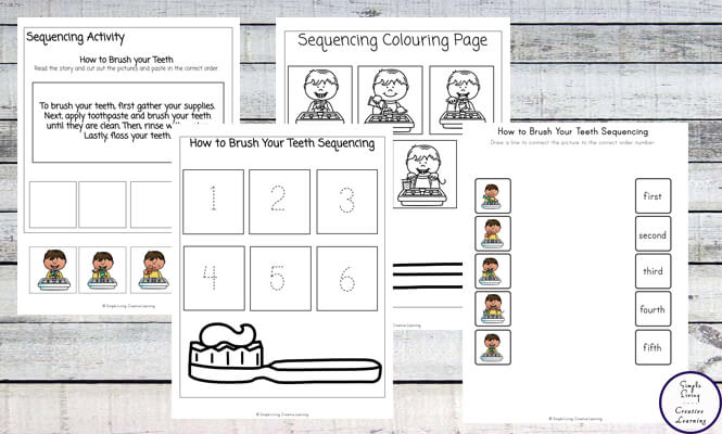Brushing Your Teeth Sequencing Worksheets - WorksheetsCity