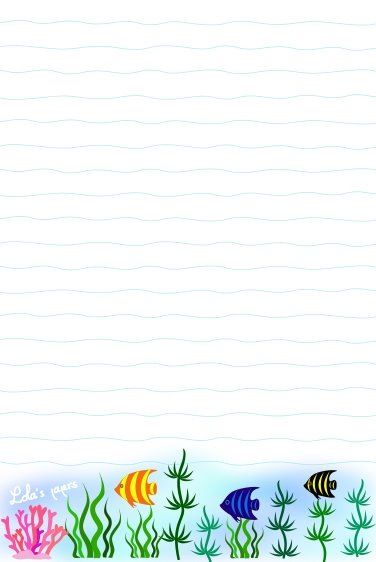 Fish Writing Paper - WorksheetsCity