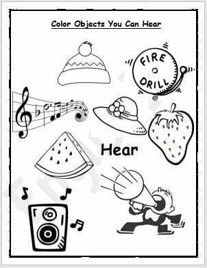 Senses Hearing Worksheets - WorksheetsCity
