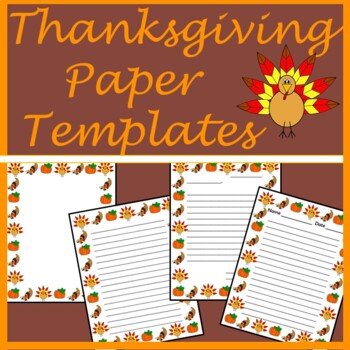 Thanksgiving Cornucopia Writing Paper - WorksheetsCity