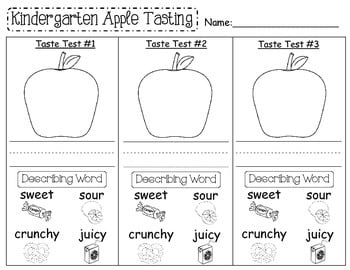 Describing Apples Worksheets - WorksheetsCity