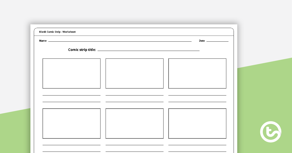 4 Rectangles Comic Strip Worksheets - WorksheetsCity