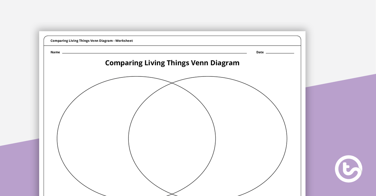 Living Non-Living Venn Diagram Worksheets - WorksheetsCity