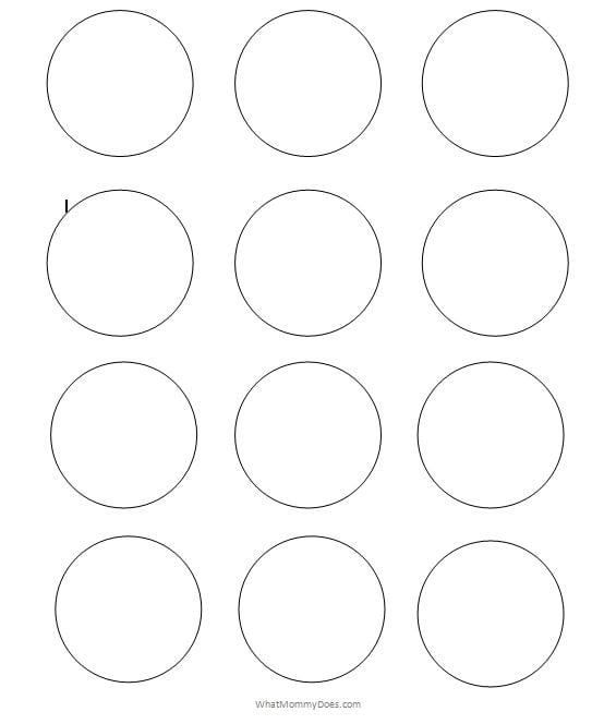 Circle Cut Outs - WorksheetsCity