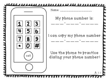 Dialing Telephone Number Worksheets - WorksheetsCity