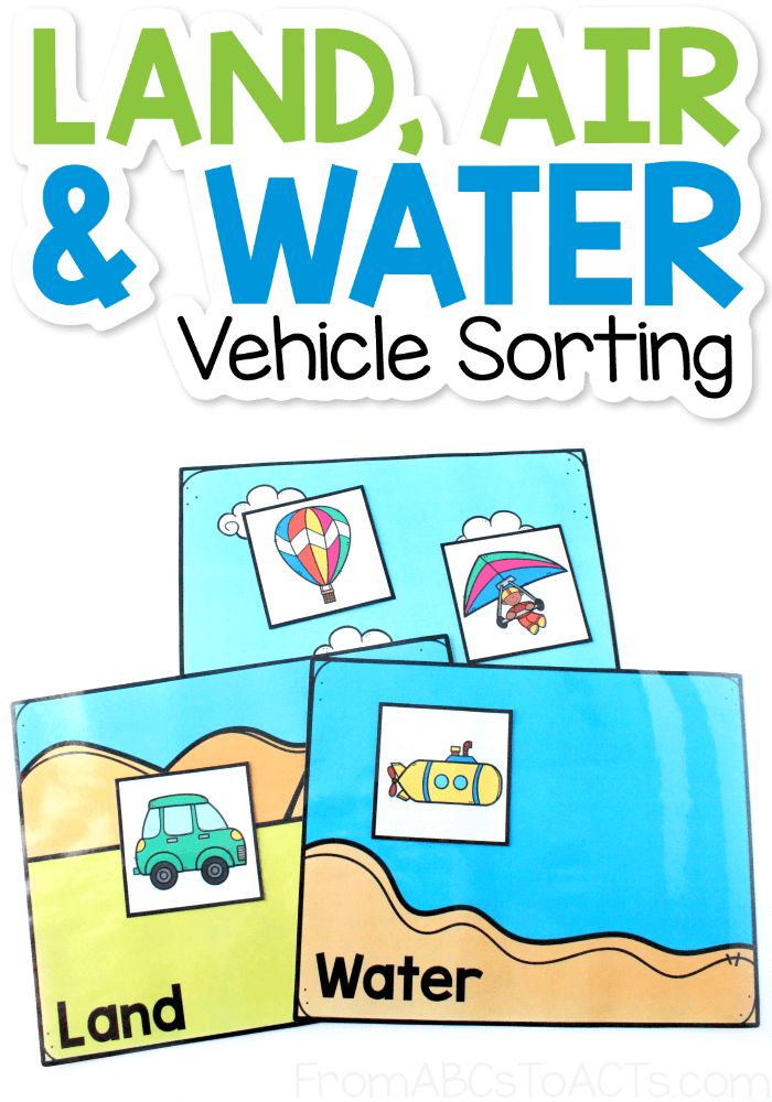 Land, Water, Or Air Classifying Transportation Worksheets - WorksheetsCity