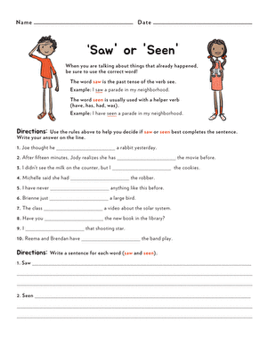 See Saw Sees Fill In Blank Worksheets - WorksheetsCity