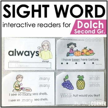 Second Grade Sight Words Book - WorksheetsCity