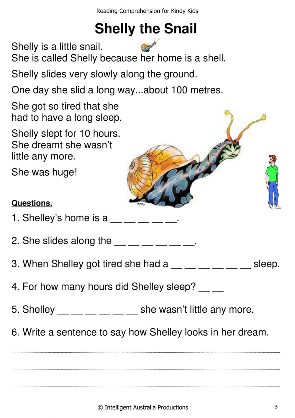 So Tired Reading Comprehension Worksheets - WorksheetsCity