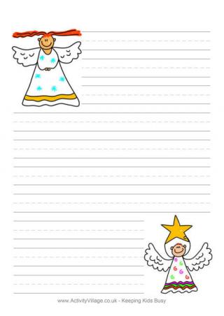 Christmas Religious Writing Paper - WorksheetsCity