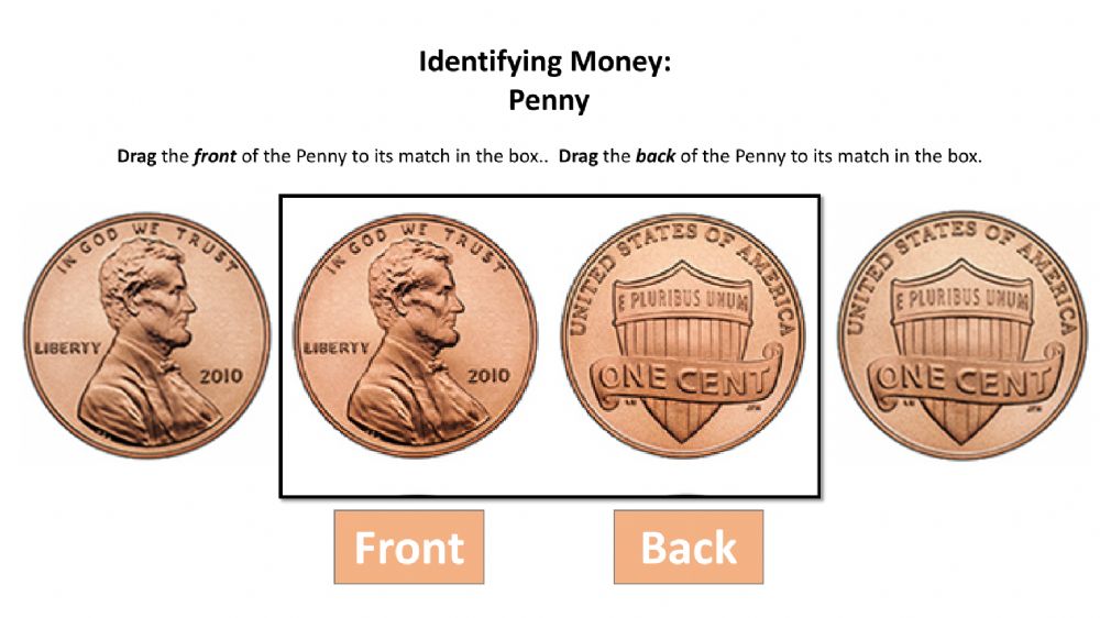 Pennies Matching Worksheets - WorksheetsCity