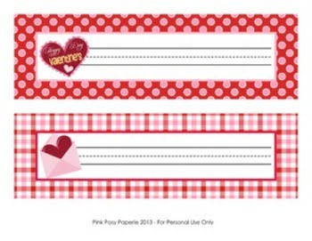 Valentine Day Desk Name Tags - WorksheetsCity