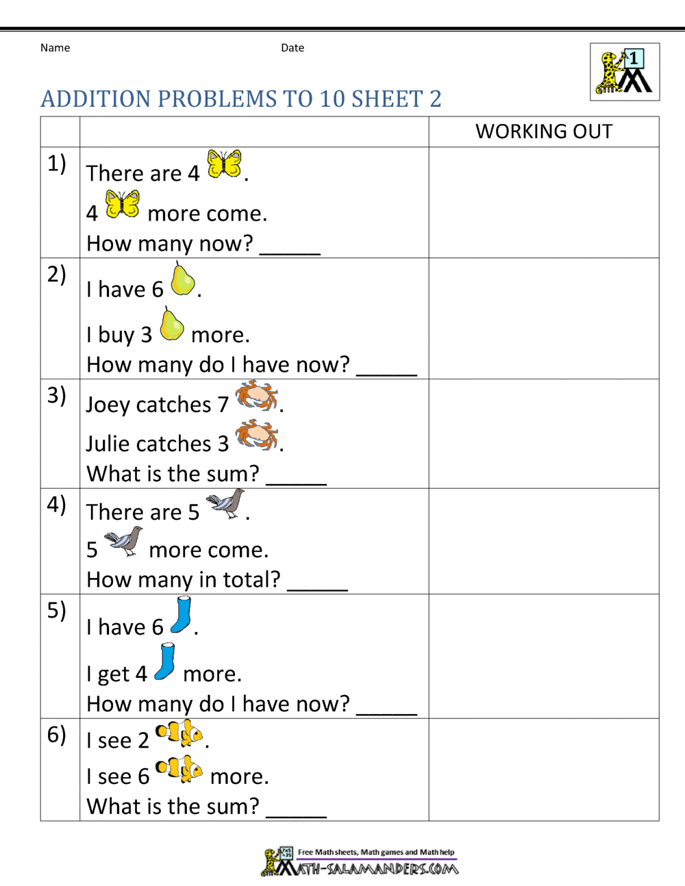 Subtraction Word Problems Grade 1 Worksheets - WorksheetsCity