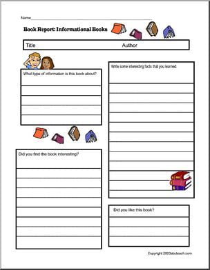 Book Report Fourth Grade Worksheetsr - WorksheetsCity