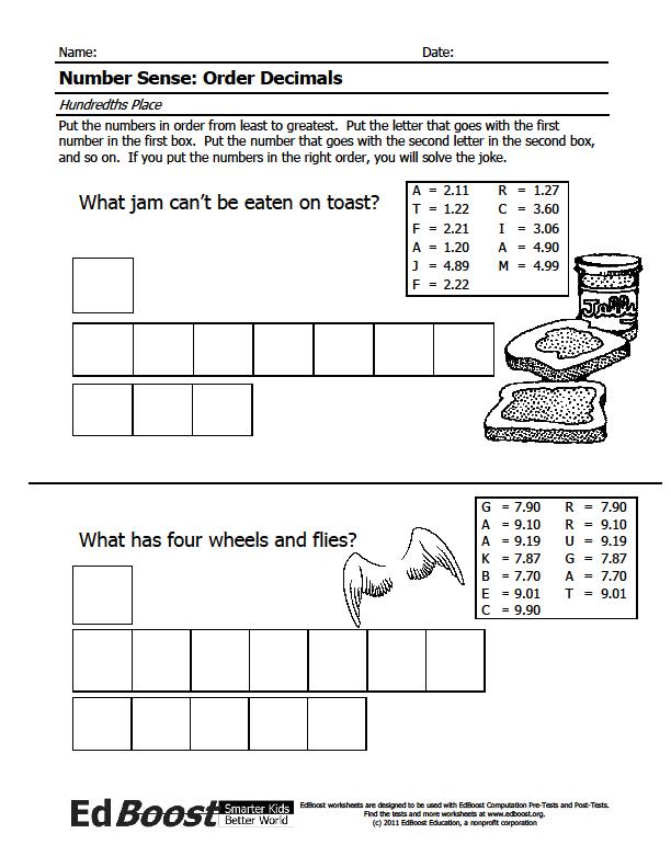 Number From Least To Greatest Worksheetsr - WorksheetsCity