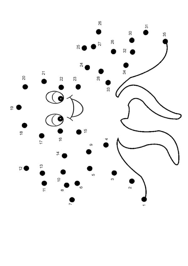 Preschool Dot To Dot Printable Worksheets - WorksheetsCity
