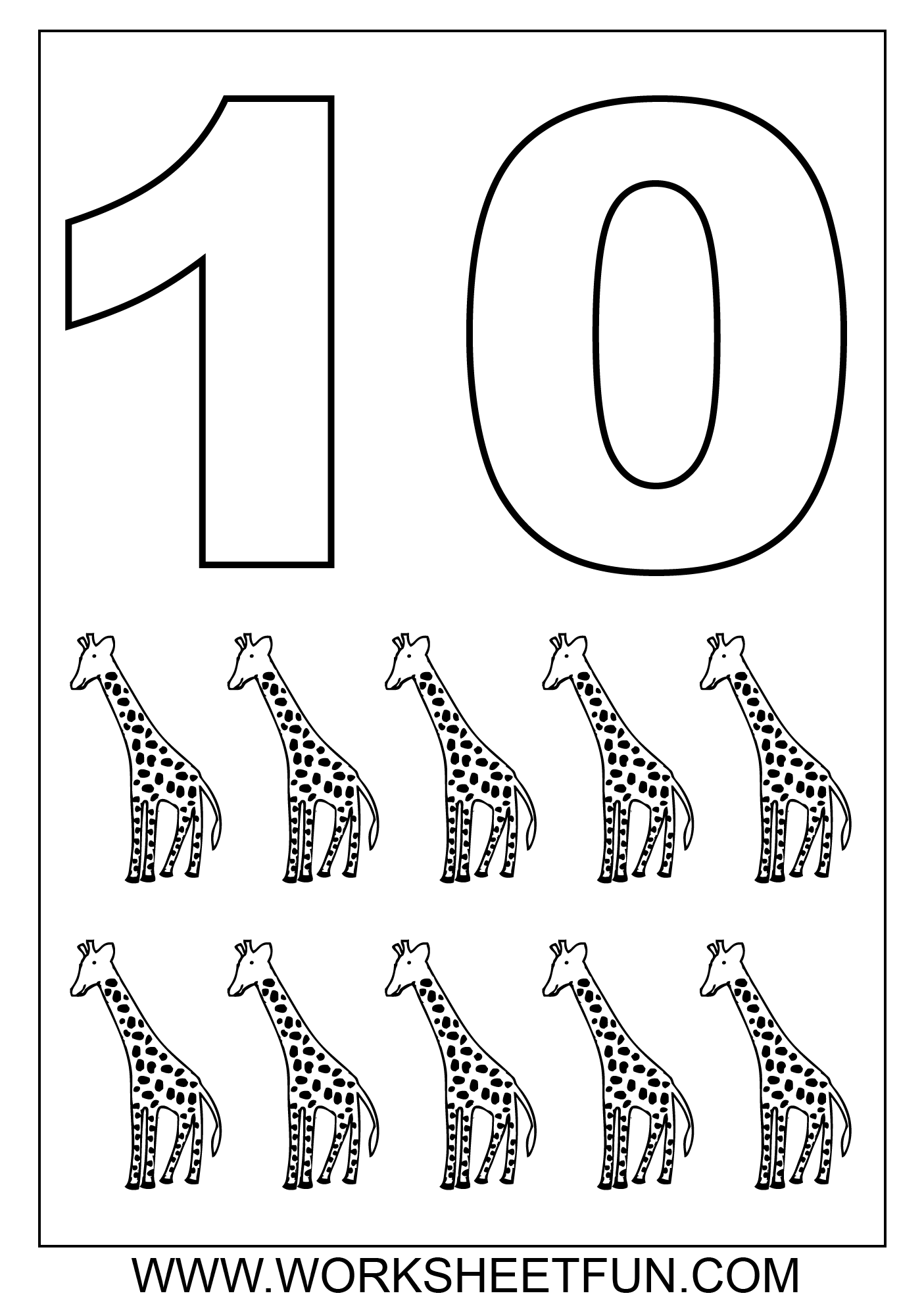 Number Coloring Pages 1 10 Worksheets WorksheetsCity Number Coloring Pages 1 10 Worksheets WorksheetsCity
