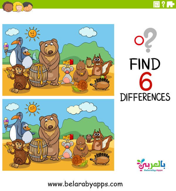 Find The Difference Between Two Pictures Printable Worksheetsr ...