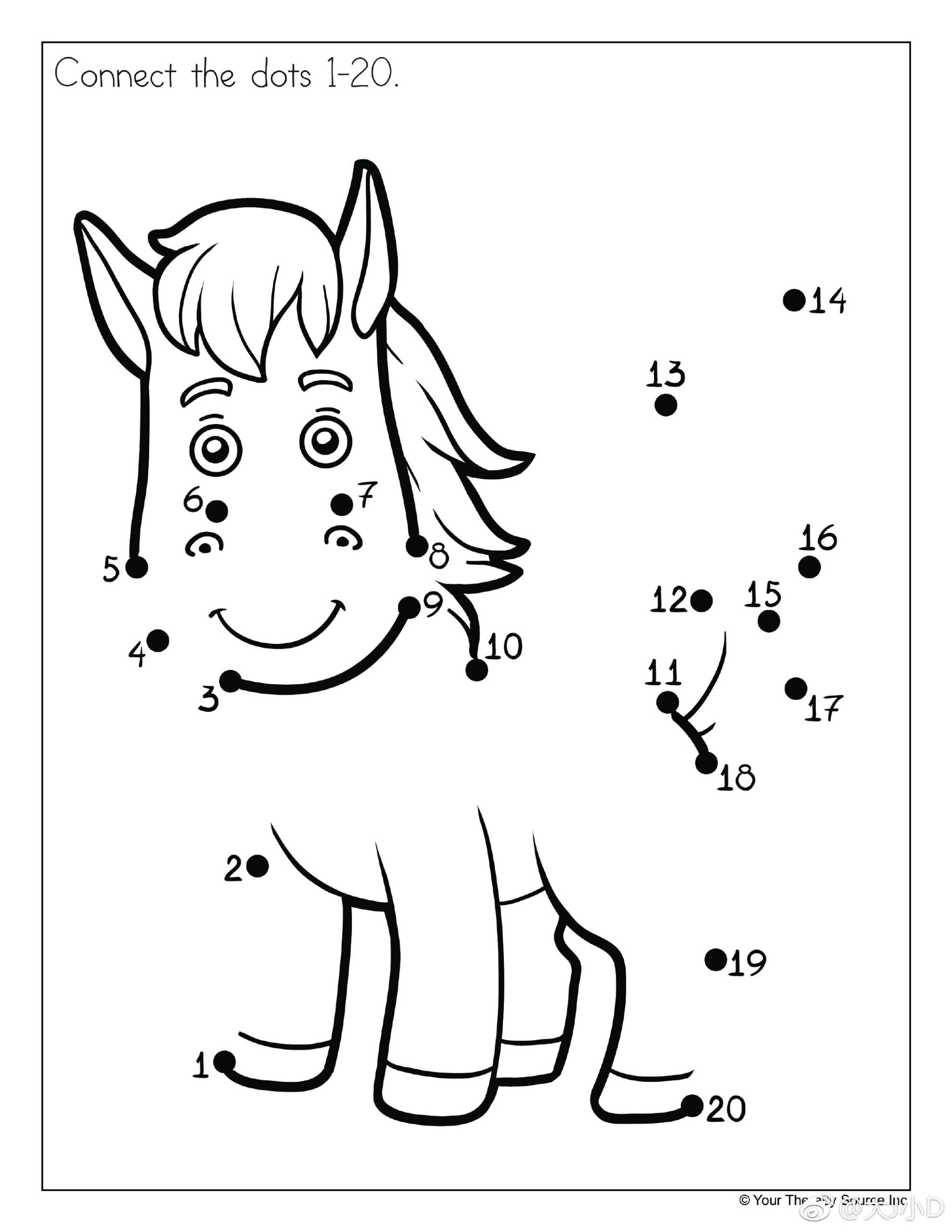 Dot To Dot 1-10 Worksheets - WorksheetsCity