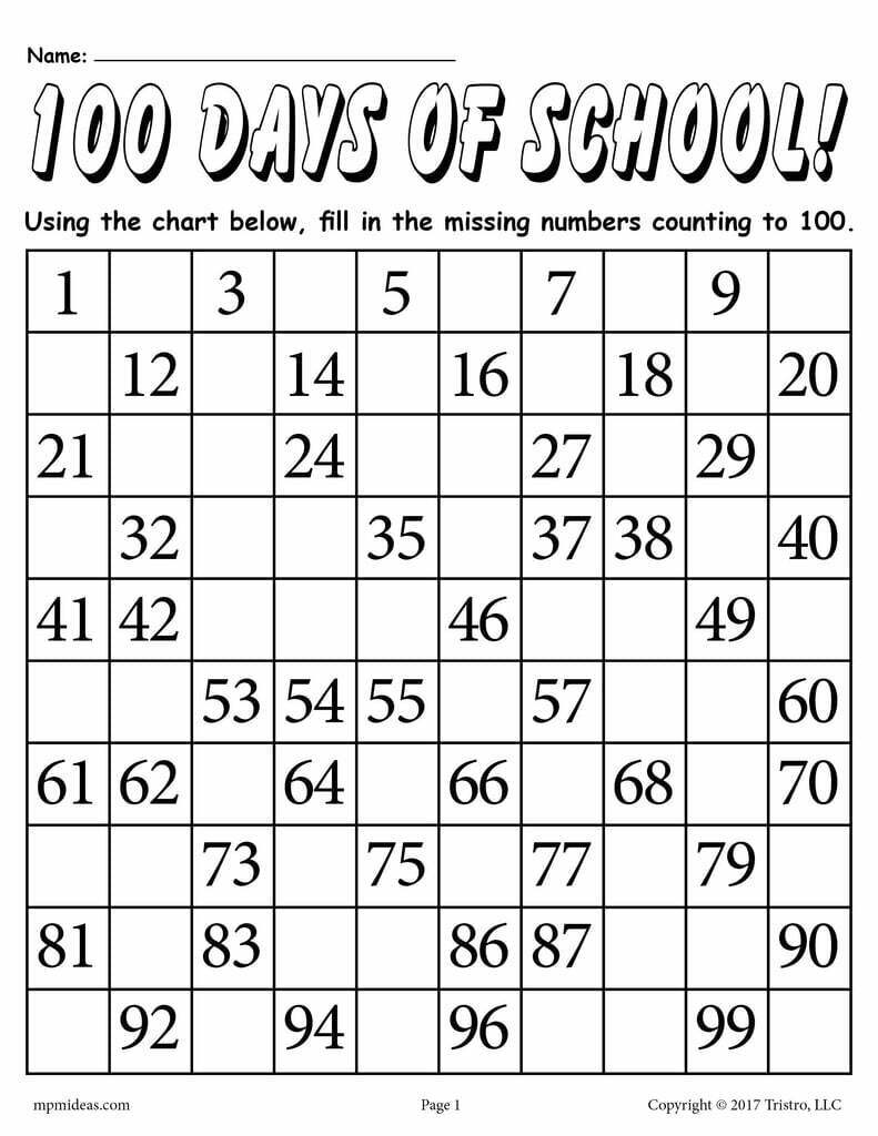 Counting Chart Numbers 1 To 100 Worksheets WorksheetsCity