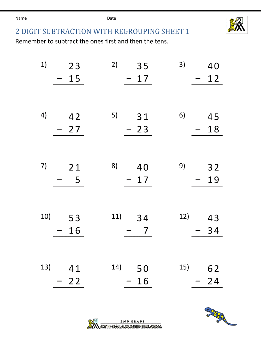 What Is Regrouping In Subtraction Worksheets WorksheetsCity