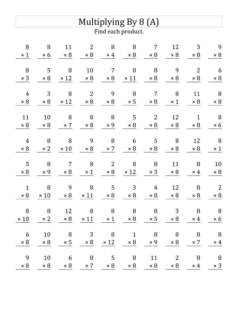 What Is 8 Times 12 Worksheets WorksheetsCity What Is 8 Times 12 Worksheets WorksheetsCity