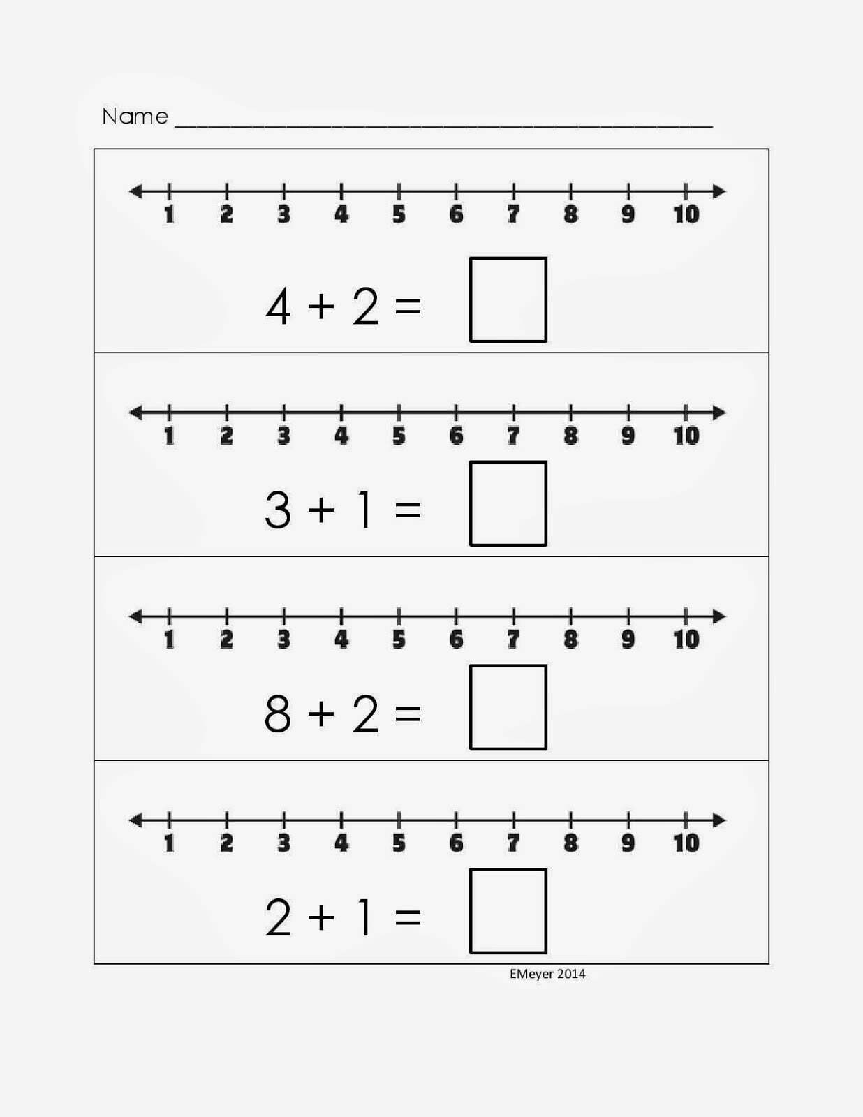 Adding And Subtracting On A Number Line Worksheets - WorksheetsCity