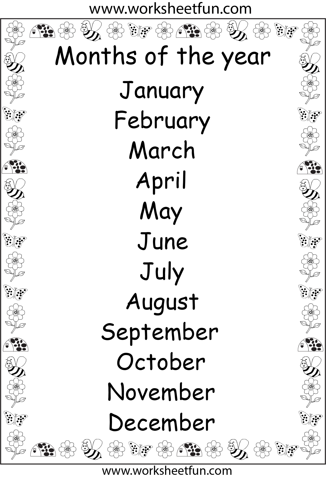 Months Of The Year Numbered Worksheets WorksheetsCity Months Of The Year Numbered Worksheets WorksheetsCity