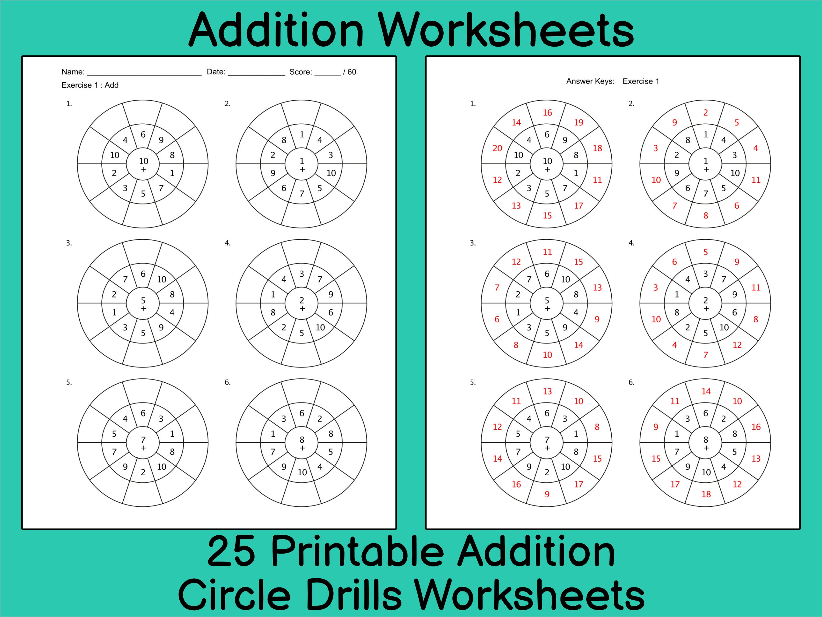 Addition Facts To 10 Worksheetsr - WorksheetsCity