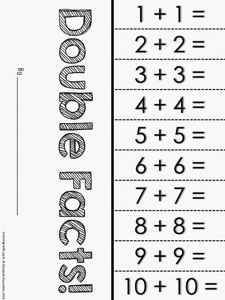 What Is A Doubles Plus One Fact Worksheets - WorksheetsCity