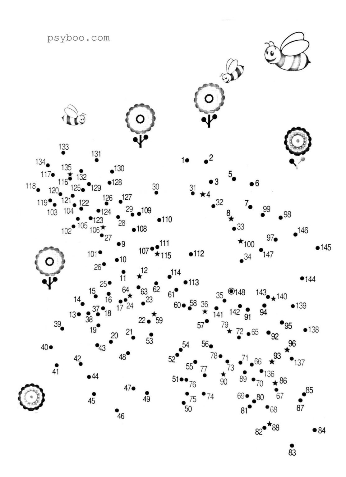 Dot To Dot 1 1000 Worksheets - WorksheetsCity