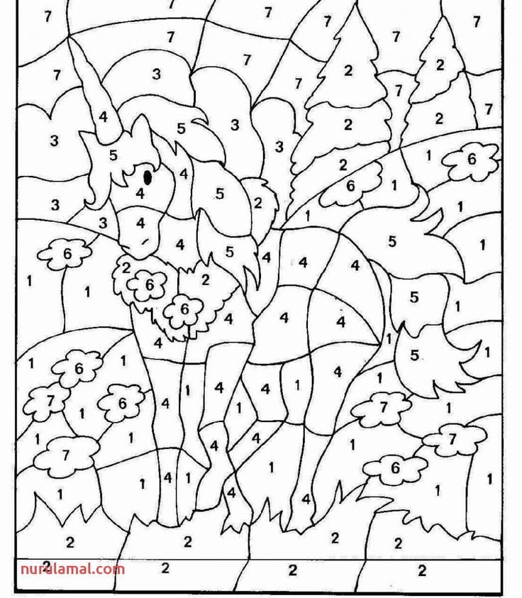Color By Number 5th Grade Worksheets - WorksheetsCity