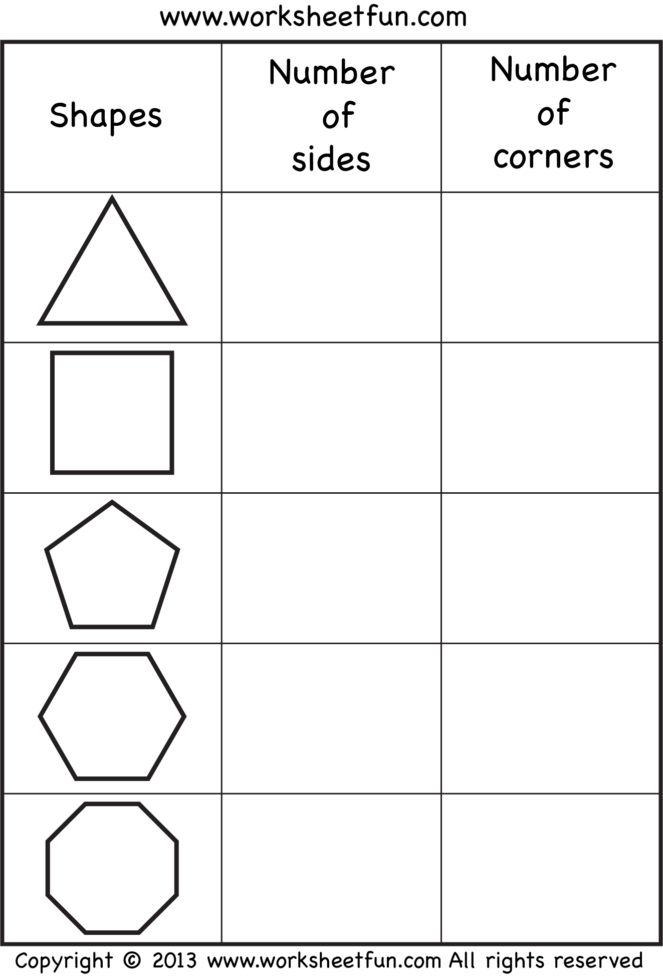 How Many Corners Does A Square Have Worksheets - WorksheetsCity