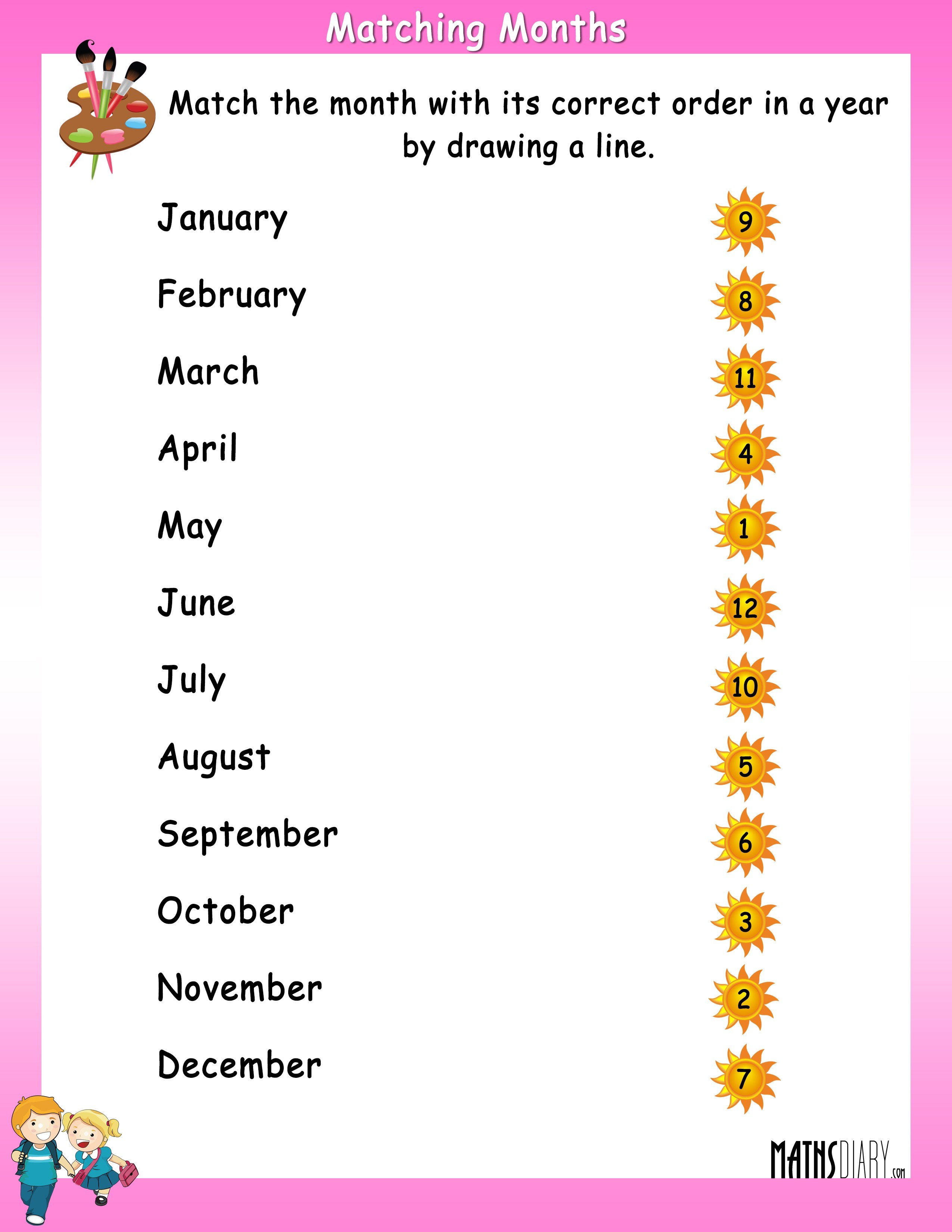 Months Of The Year Numbered Worksheets WorksheetsCity Months Of The Year Numbered Worksheets WorksheetsCity
