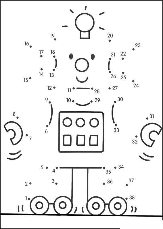 Dot To Dot To 50 Worksheets - WorksheetsCity