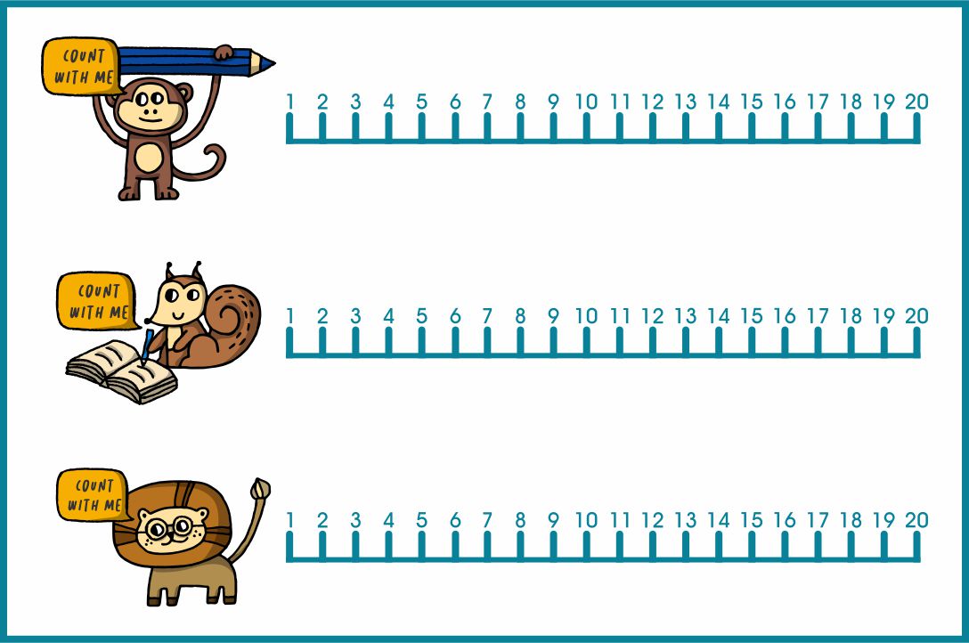 Number Line 1 20 Worksheets - WorksheetsCity