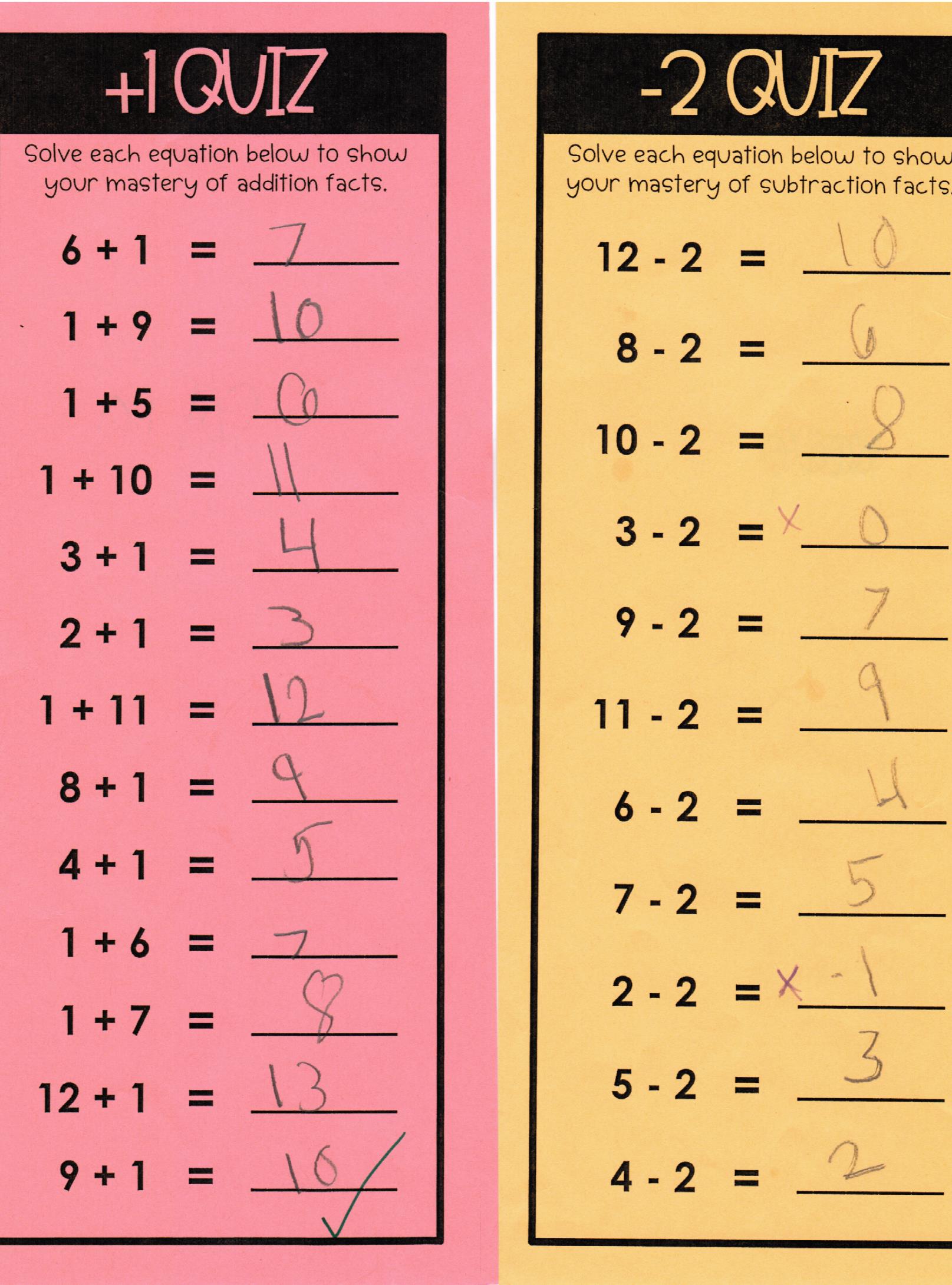 Addition And Subtraction Worksheetsr WorksheetsCity