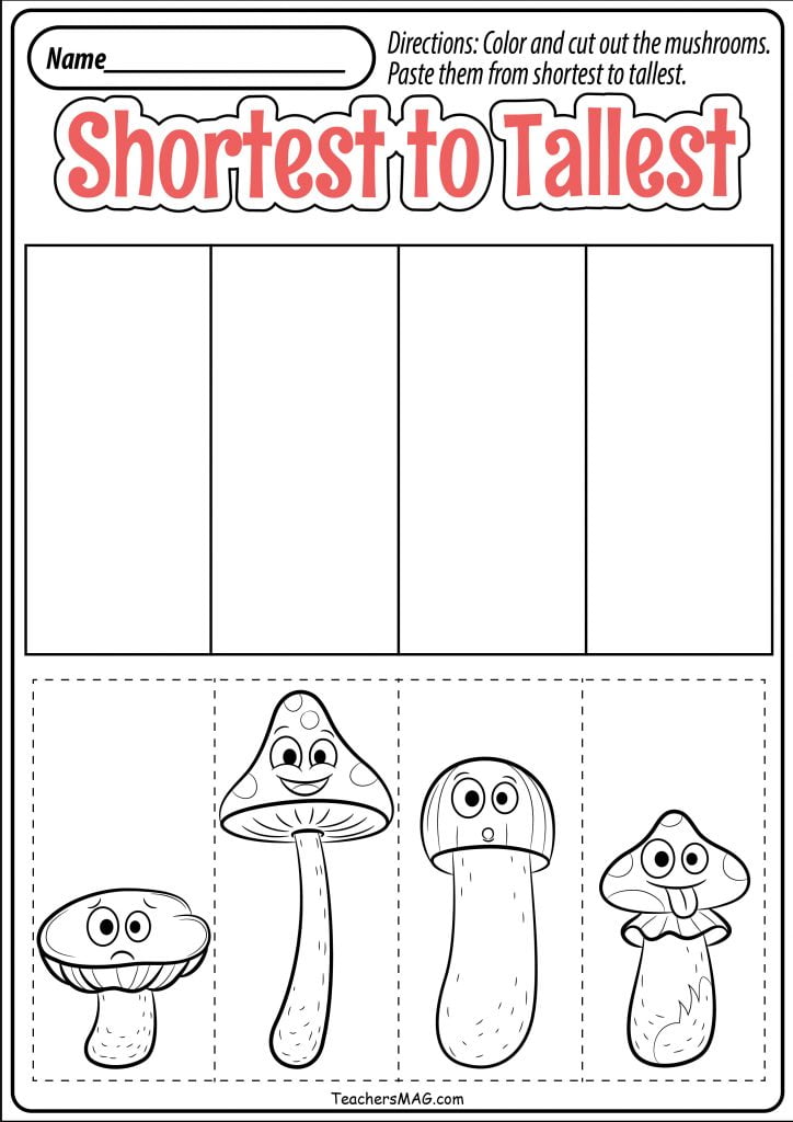 Fall Cut And Paste Worksheets - WorksheetsCity