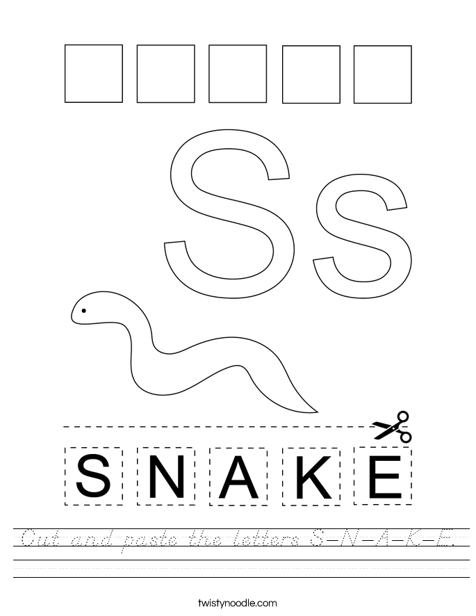 Letter K Cut And Paste Worksheets - WorksheetsCity